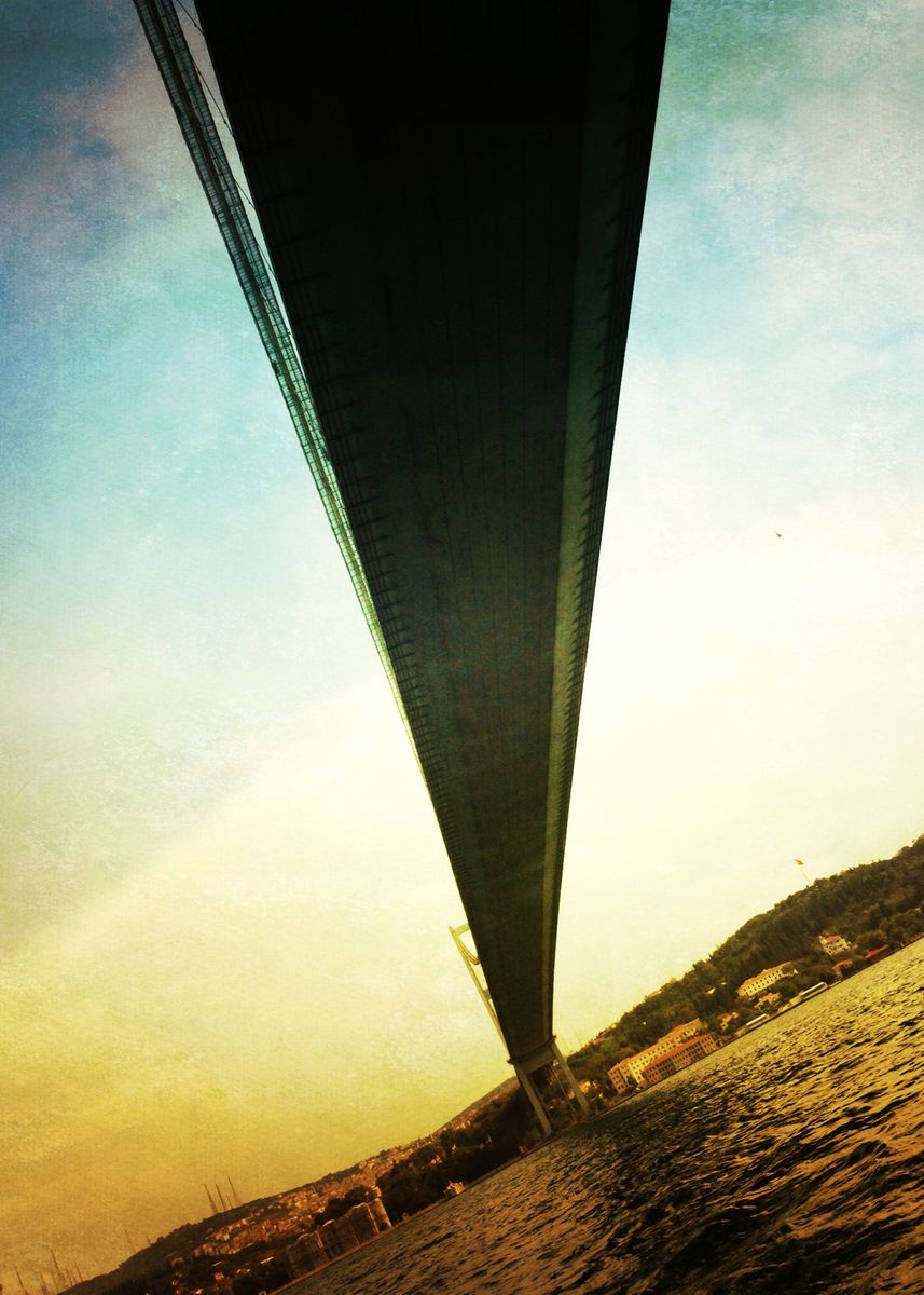 'view of the bridge' Poster, picture, metal print, paint by Fab DP ...
