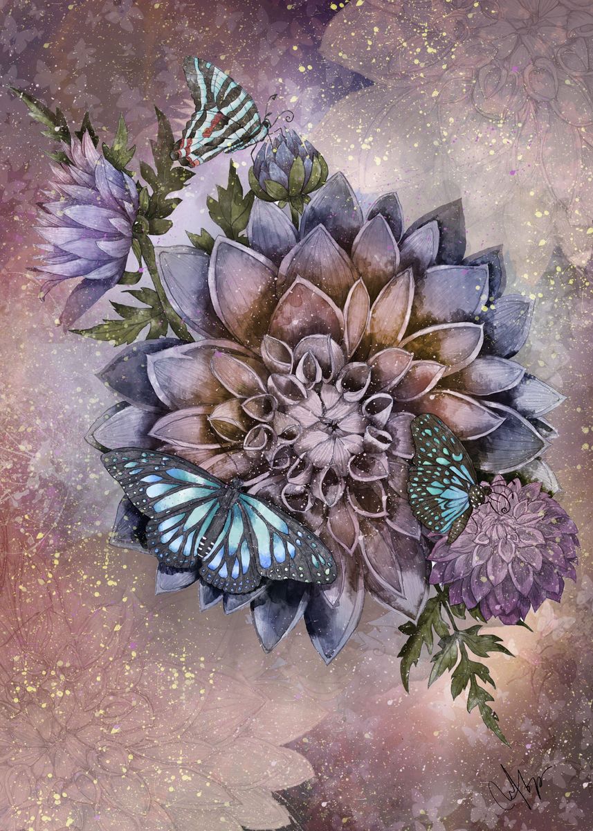 'Delicate' Poster by Marine Loup | Displate