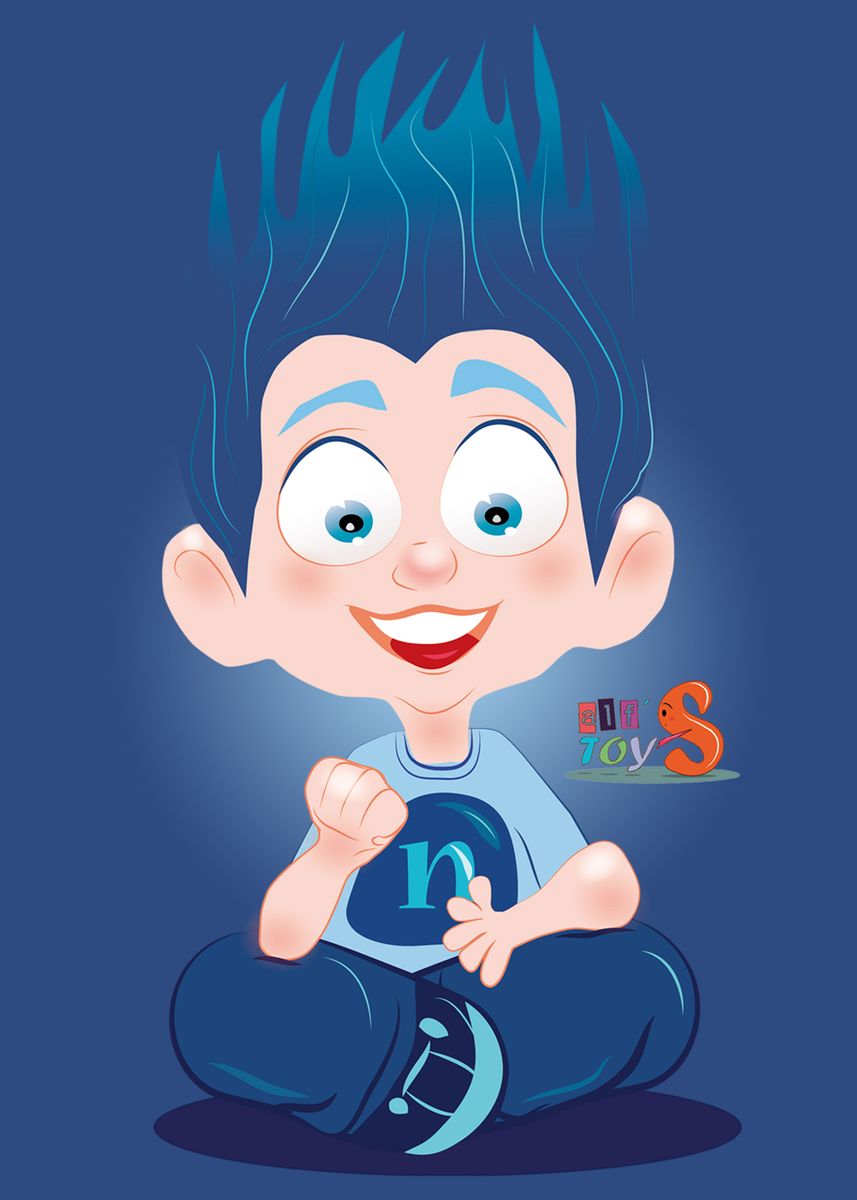 'Nuly' Poster, picture, metal print, paint by Alf Choice | Displate