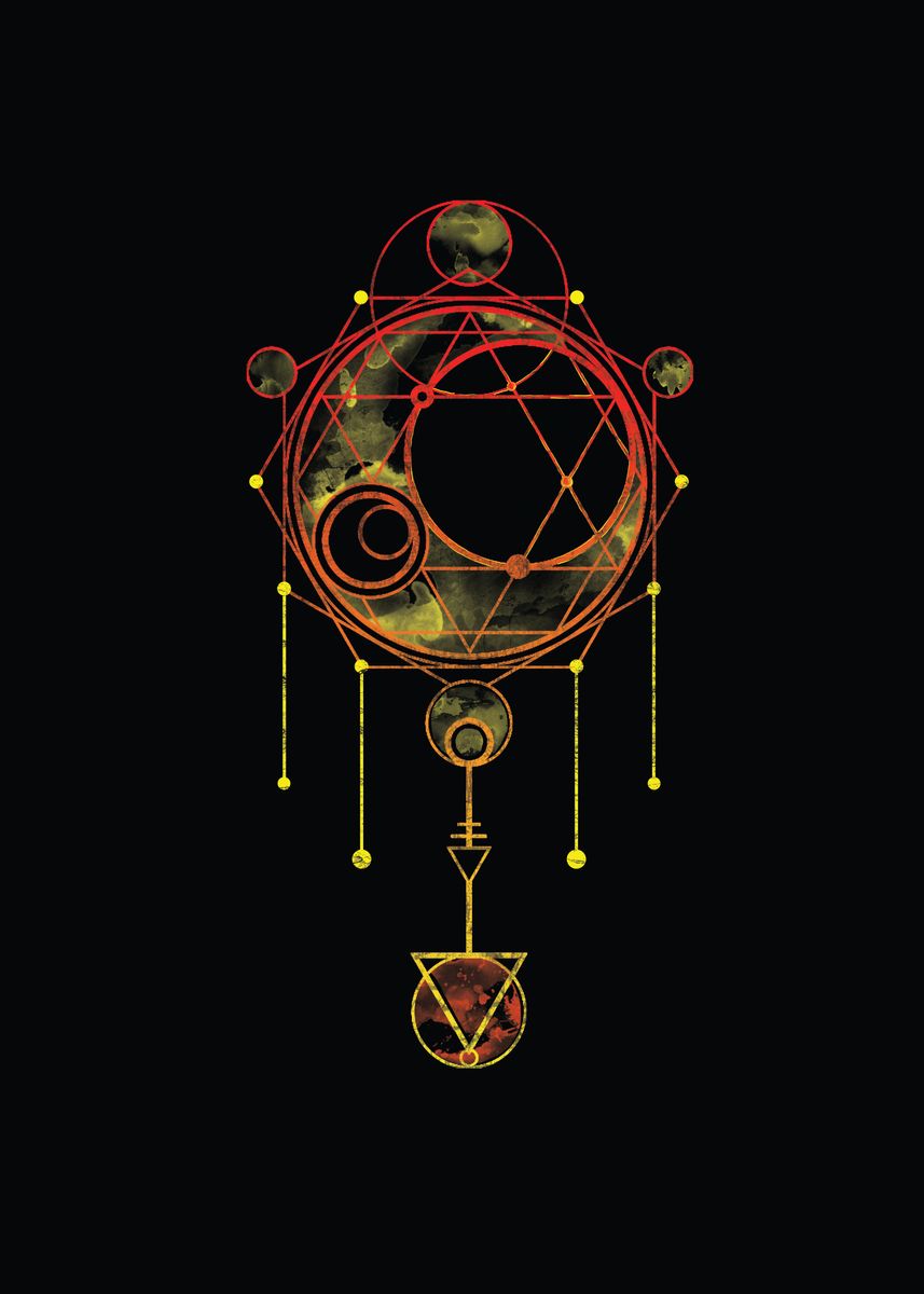 'Geometry Two' Poster, picture, metal print, paint by Flintskyy | Displate