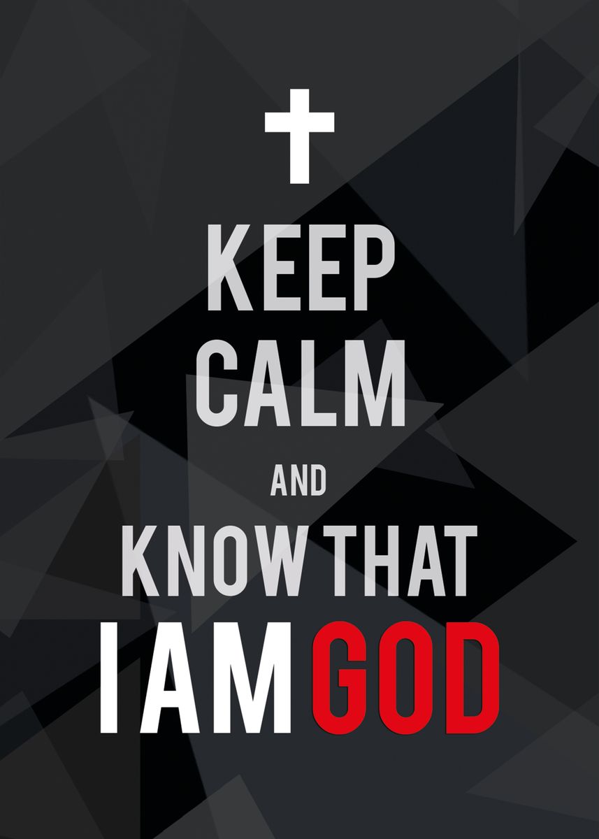 'Just wanted to create Christian mottos or Christian pos ... ' Poster ...