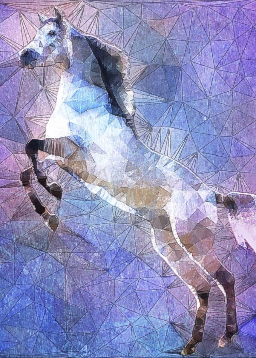 'the rising horse' Poster by Ancello :) | Displate