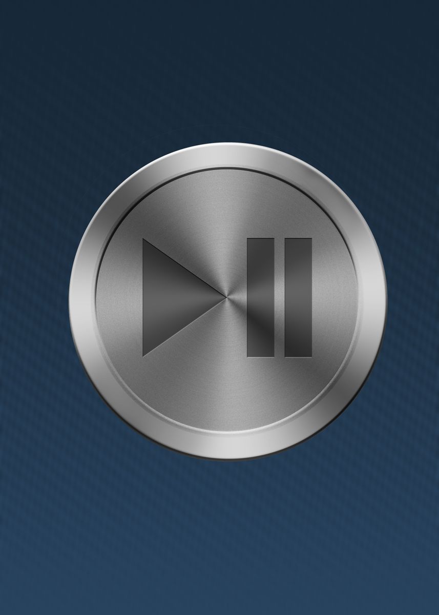 'Play / Pause' Poster, picture, metal print, paint by Jeffery Borchert ...