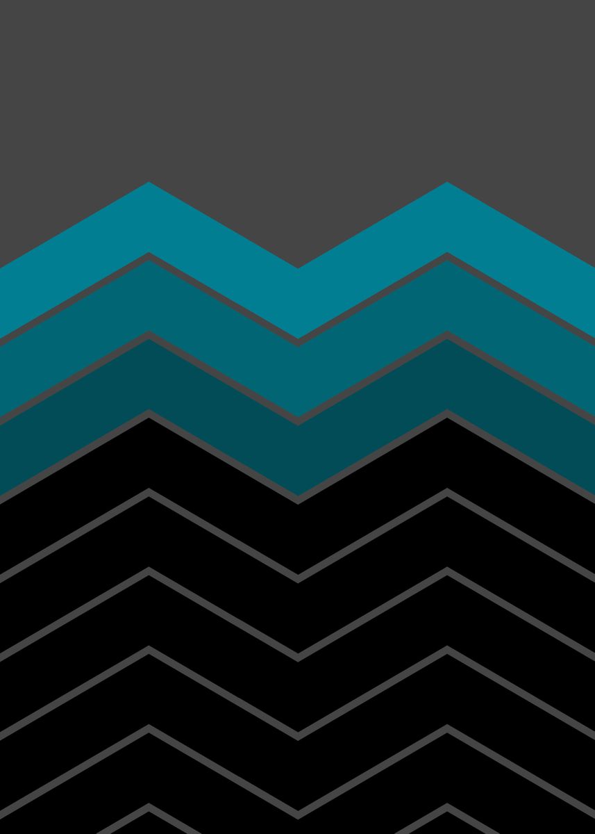 'Chevron gradient' Poster by Annaillustrates __ | Displate
