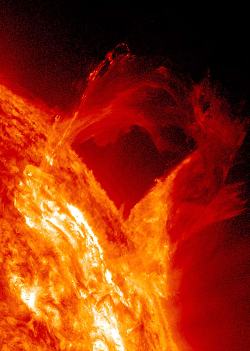 'the sun This is a real photograph made by Nasa. No reto ... ' Poster ...
