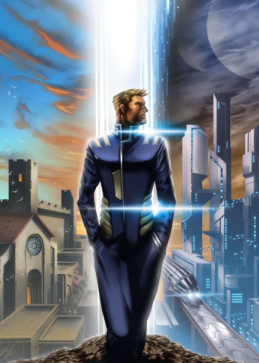 'The Past and The Future' Poster by 97Create | Displate