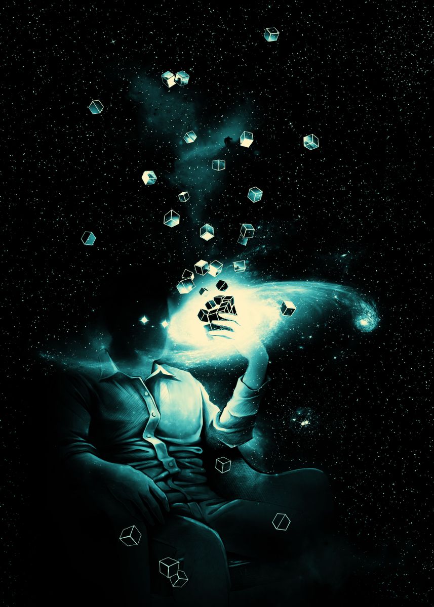 'The Solution' Poster, picture, metal print, paint by Nicebleed | Displate