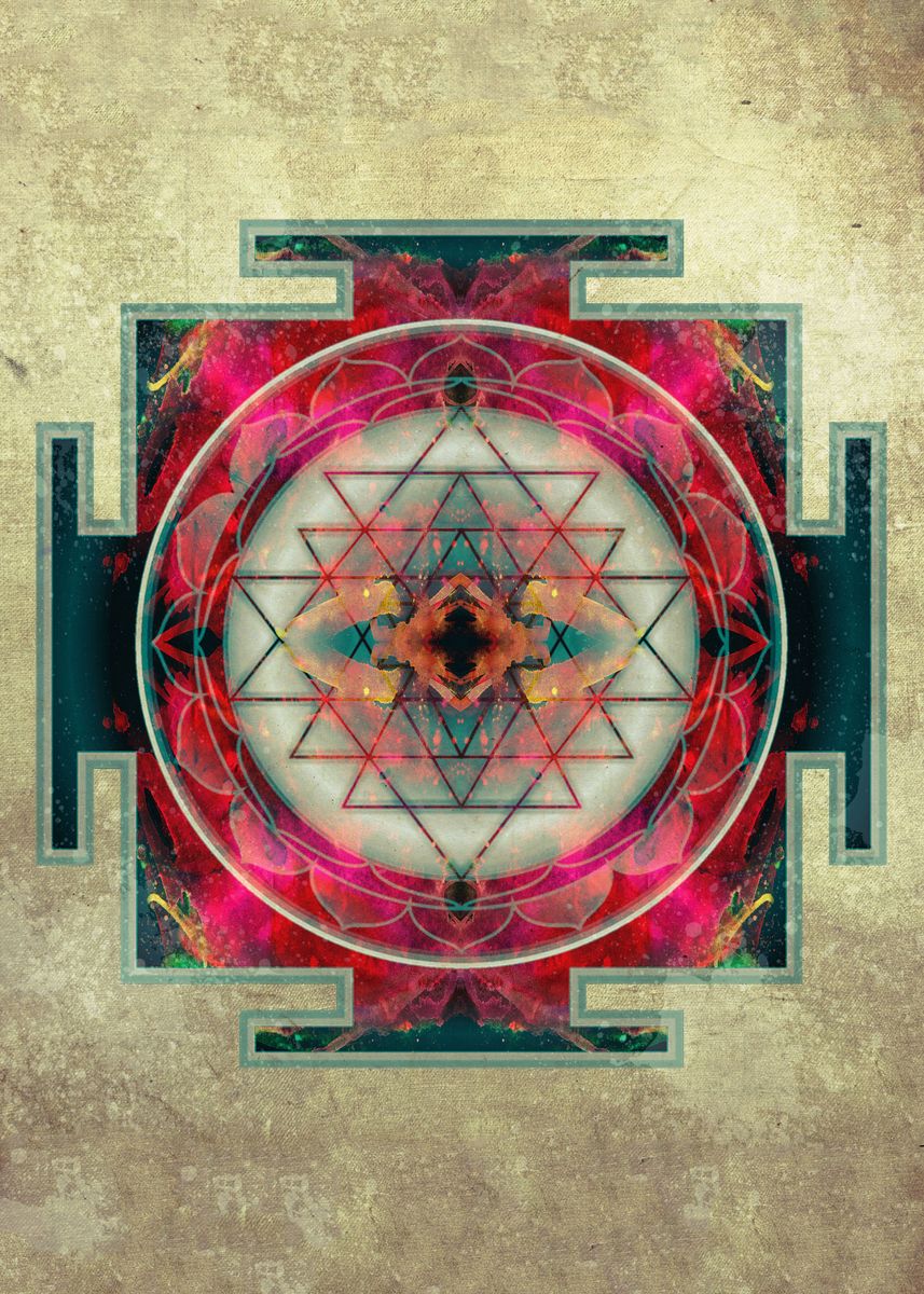 'Sri Yantra' Poster by Filippo B | Displate