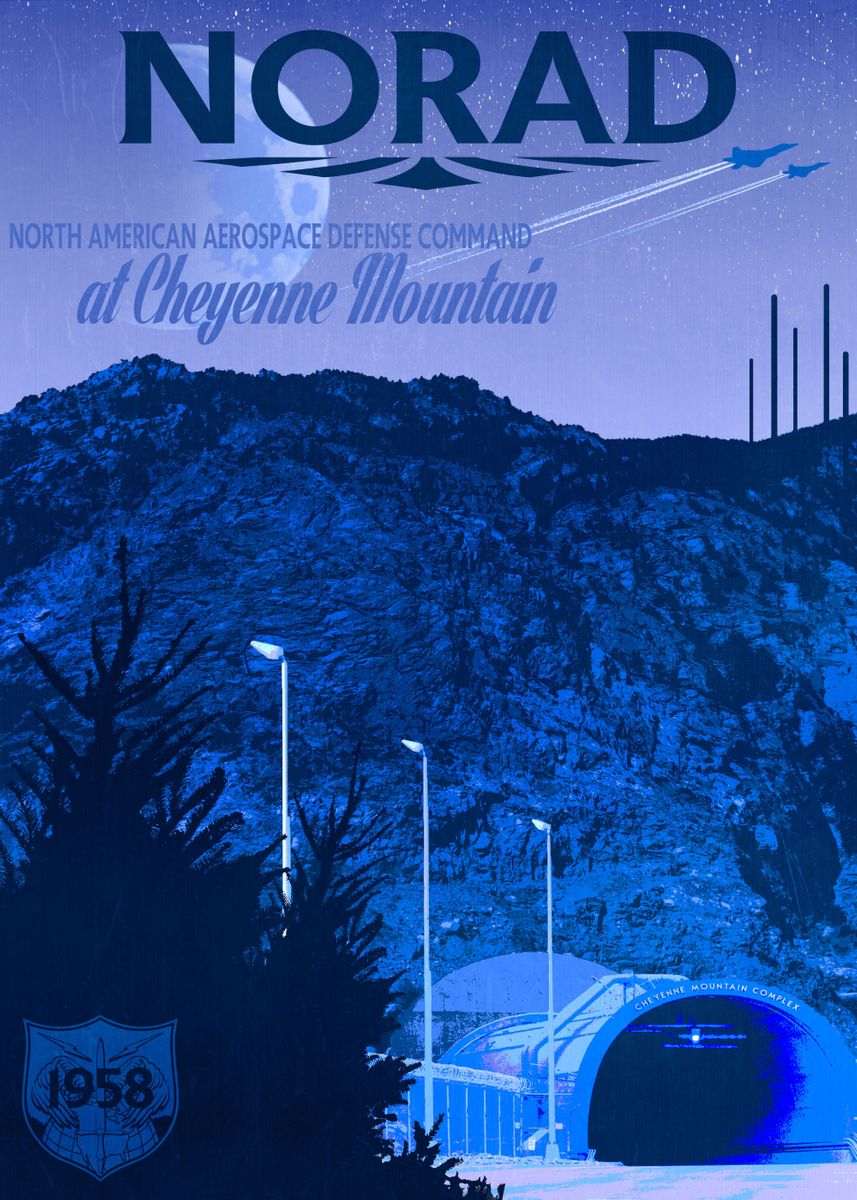 'NORAD' Poster, picture, metal print, paint by Trevor Kinkade | Displate