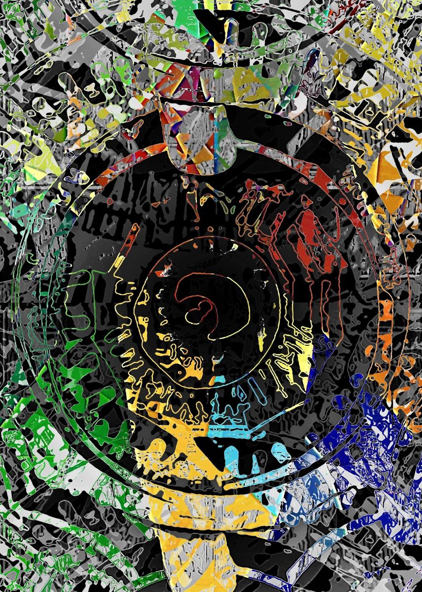 'Tunnel Vision' Poster, picture, metal print, paint by David Lee ...