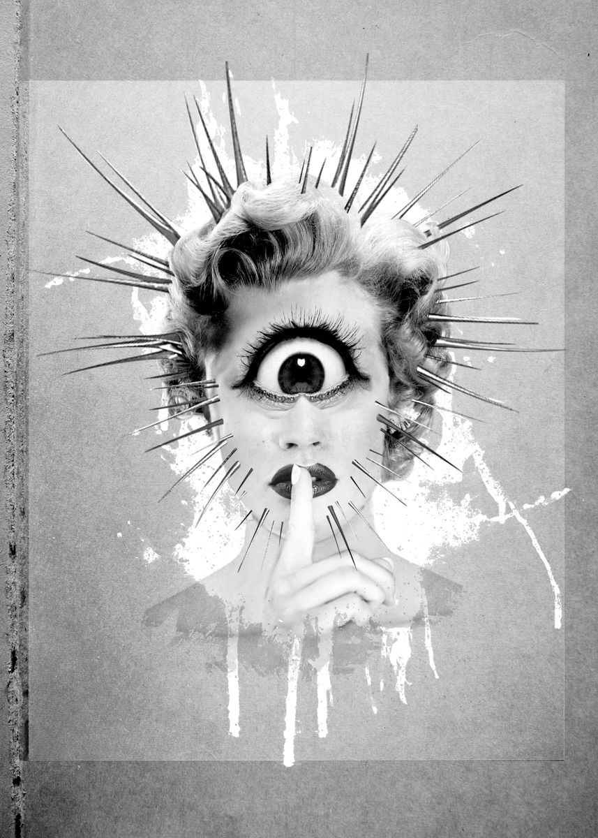 'Shhhhh…' Poster by Victor Calahan | Displate
