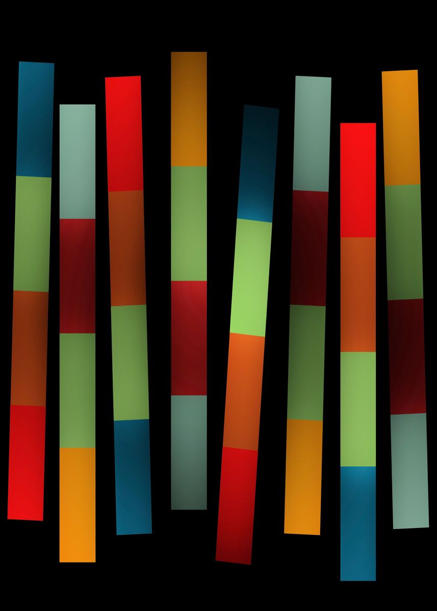 'Stand In Line' Poster, picture, metal print, paint by David Lee ...