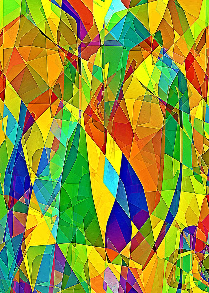 'Strained Glass' Poster, picture, metal print, paint by David Lee ...