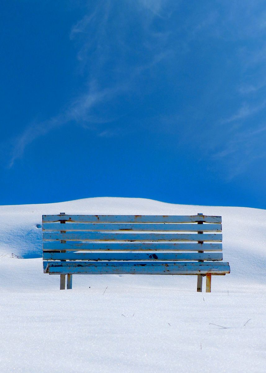 'Winter Bench' Poster by aRT sKRATCHES | Displate