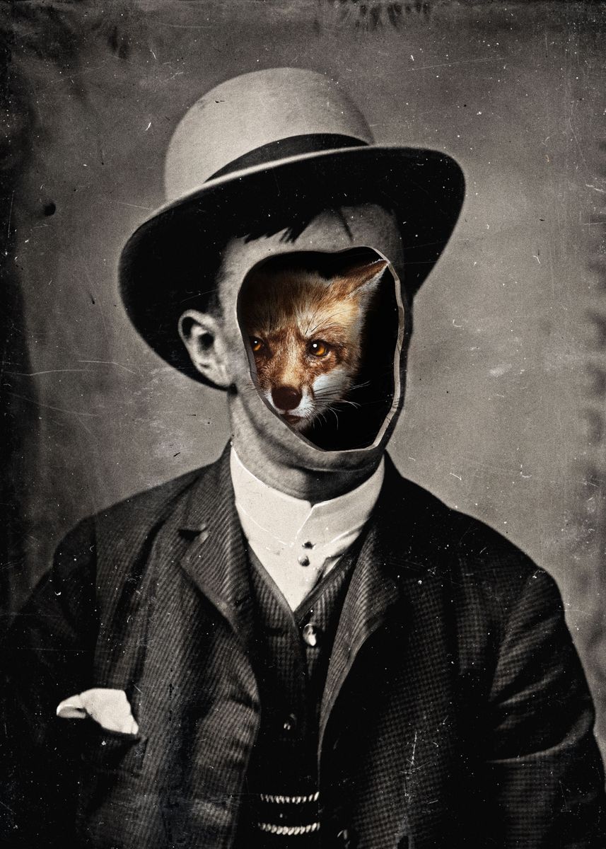 'Gentleman Fox' Poster by 38 Sunsets | Displate