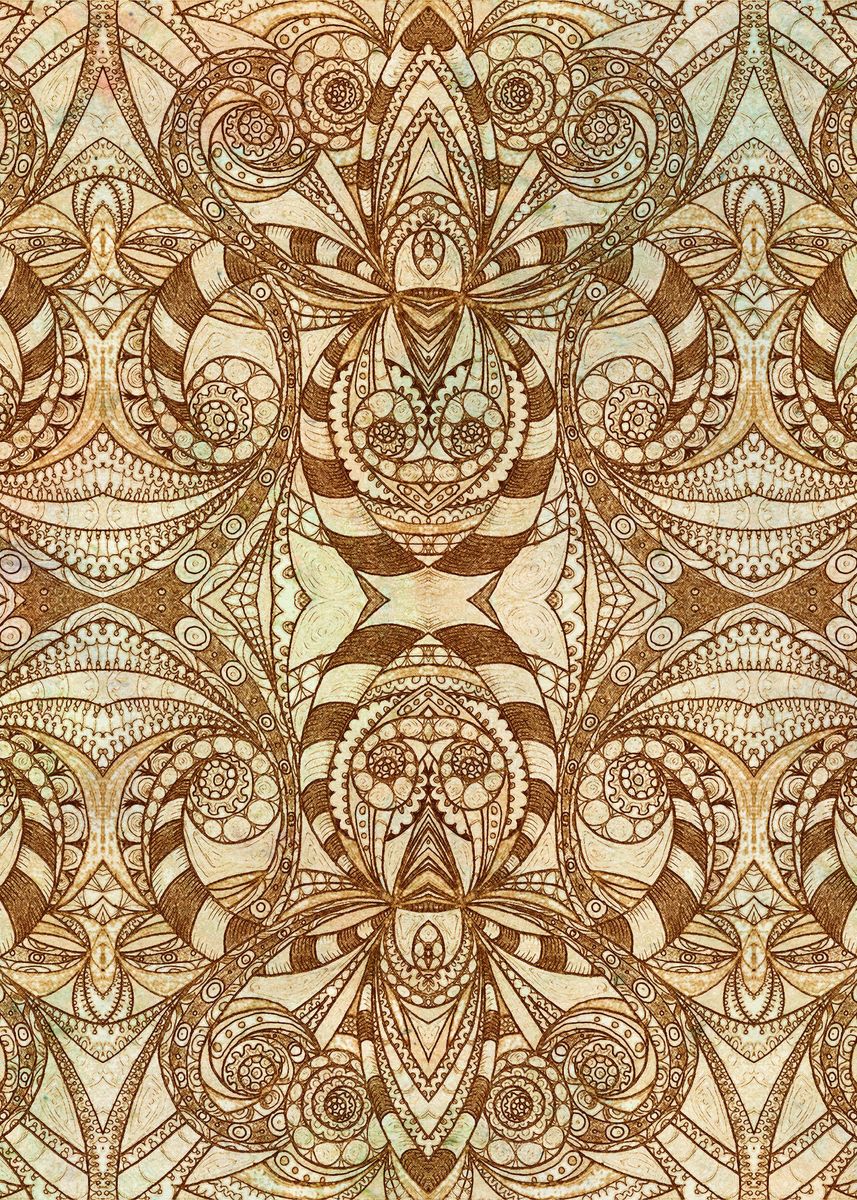 'Ethnic Style 30' Poster by MEDUSA GraphicART | Displate