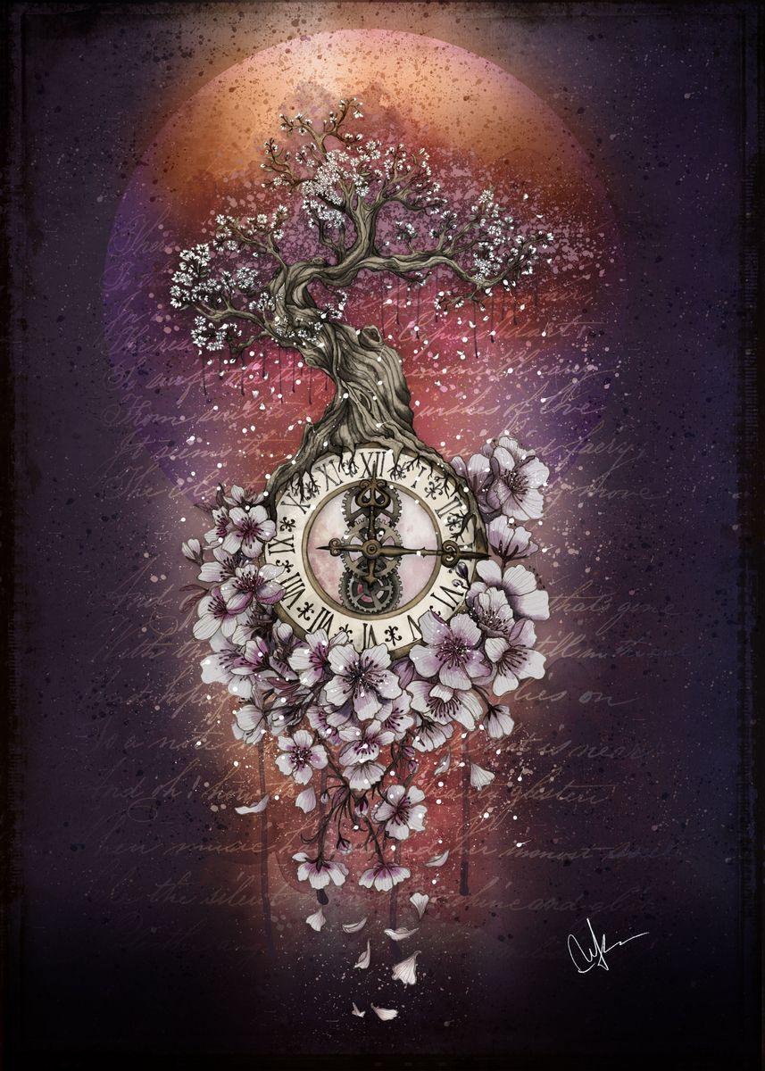 'Time Perfusion' Poster, picture, metal print, paint by Marine Loup ...