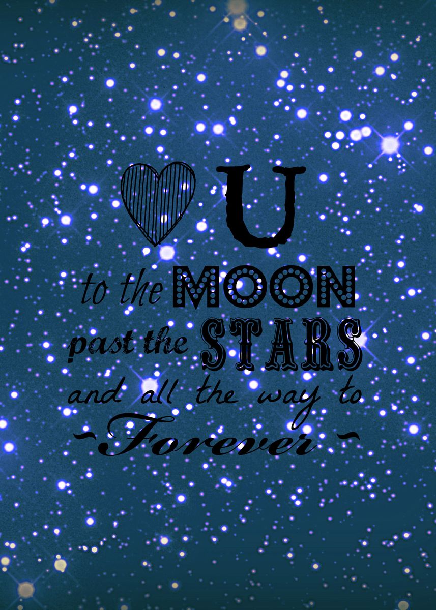 'Love You (blue)' Poster by Shawn King | Displate