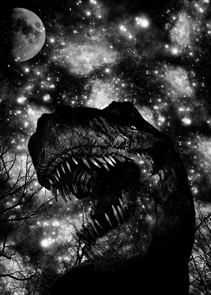 'RAWR' Poster, picture, metal print, paint by Ismael Sandiego | Displate