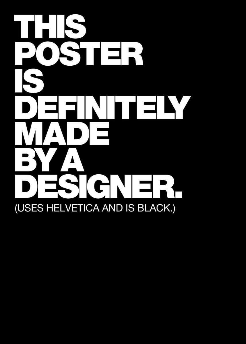 'STEREOTYPE' Poster, picture, metal print, paint by THE USUAL DESIGNERS ...