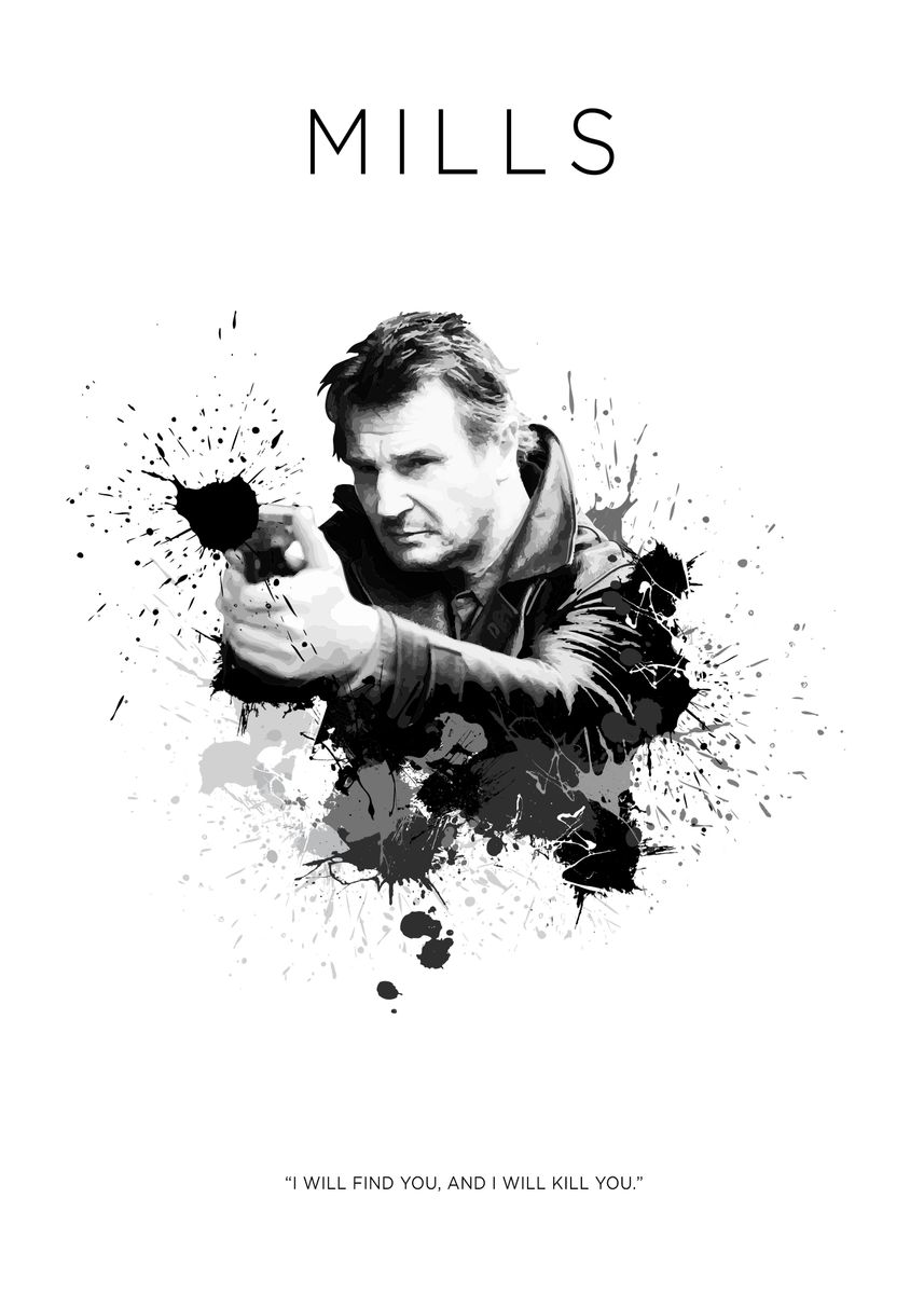 'Bryan Mills' Poster, picture, metal print, paint by KOO CONCEPT | Displate