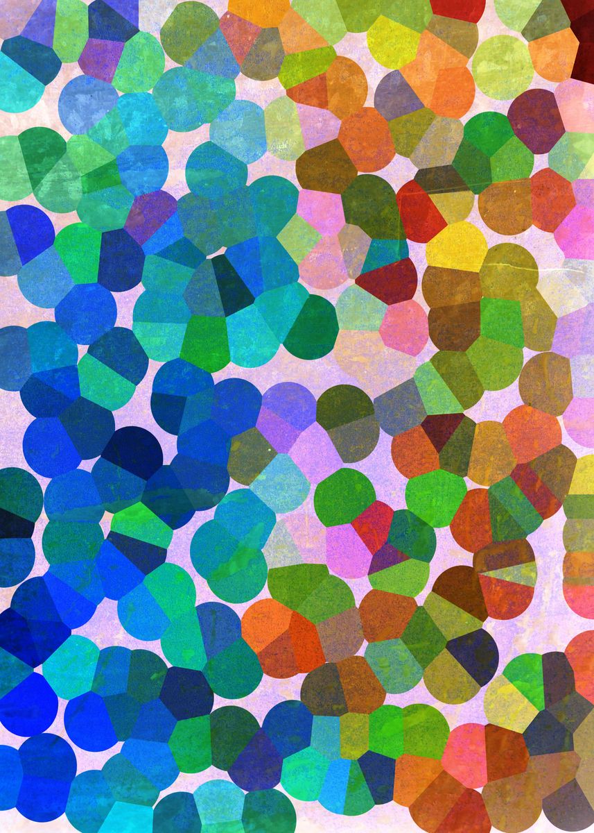 'Abstract Flakes' Poster, picture, metal print, paint by aRT sKRATCHES ...