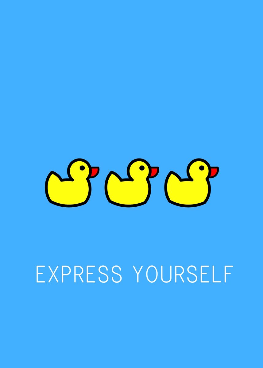 'Express Yourself' Poster, picture, metal print, paint by Andrew Maher ...