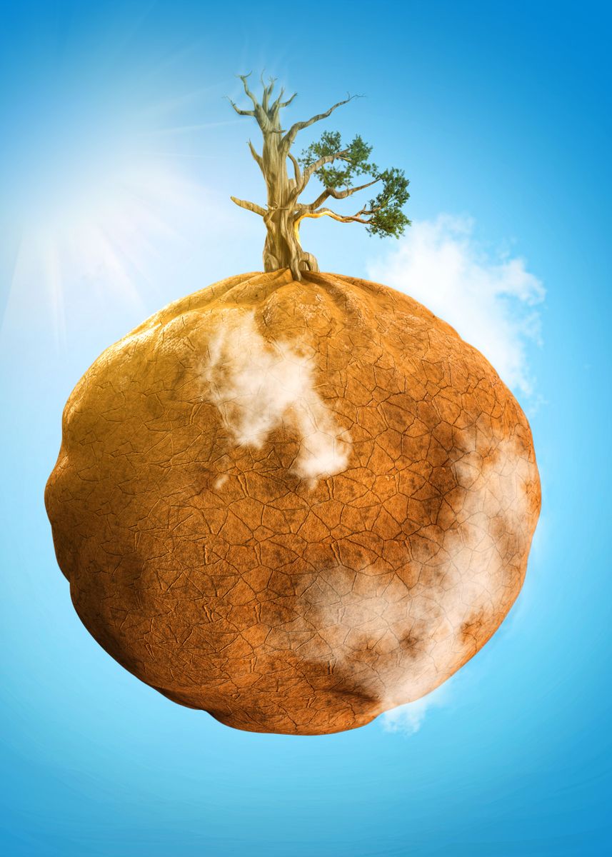 'World destroyed' Poster, picture, metal print, paint by Giovanni ...