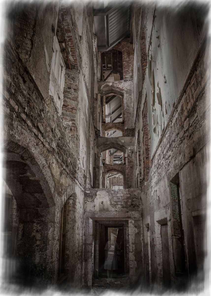 'The Inmate' Poster, picture, metal print, paint by David Hughes | Displate