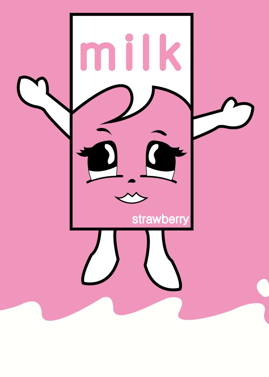 'Milk Girl' Poster, picture, metal print, paint by Alessandro Aru ...