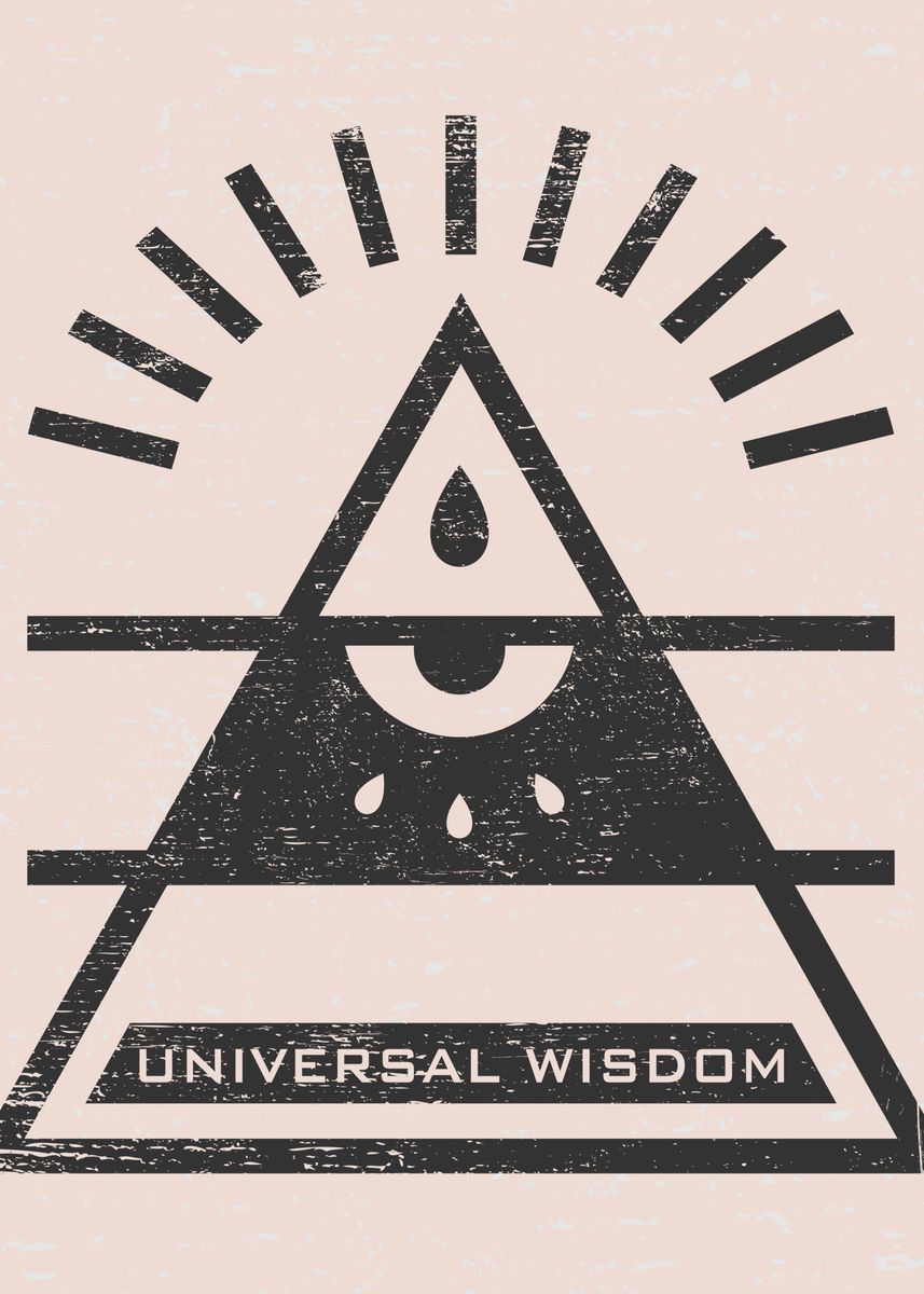 'Universal Wisdom' Poster by Denis Marsili | Displate