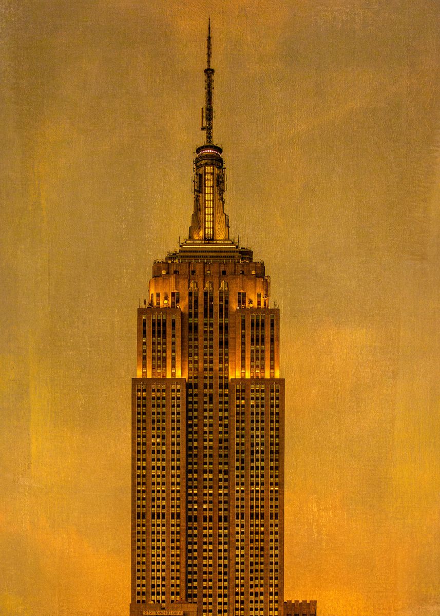 'Empire State Building' Poster by Chris Lord | Displate