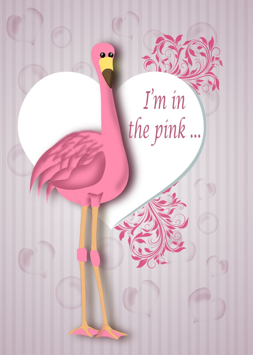 'Im in the Pink' Poster by Carol Vega | Displate