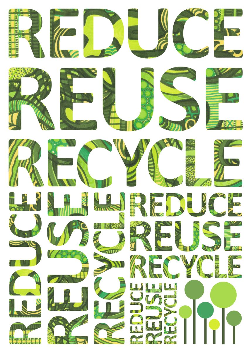 'Recycle' Poster by Angela Hoard Dunn | Displate