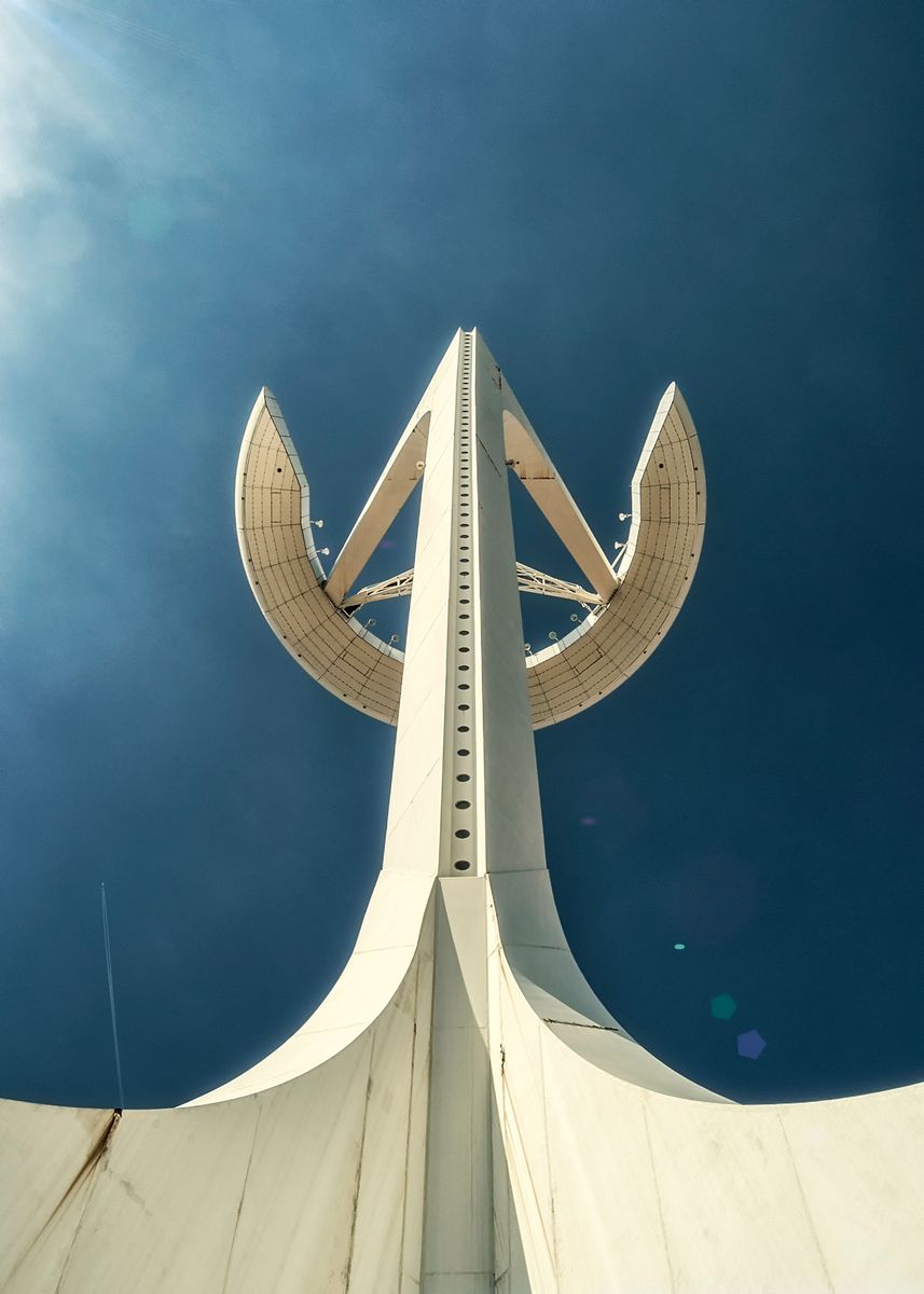 'Calatrava tower' Poster, picture, metal print, paint by Isaac del Río ...