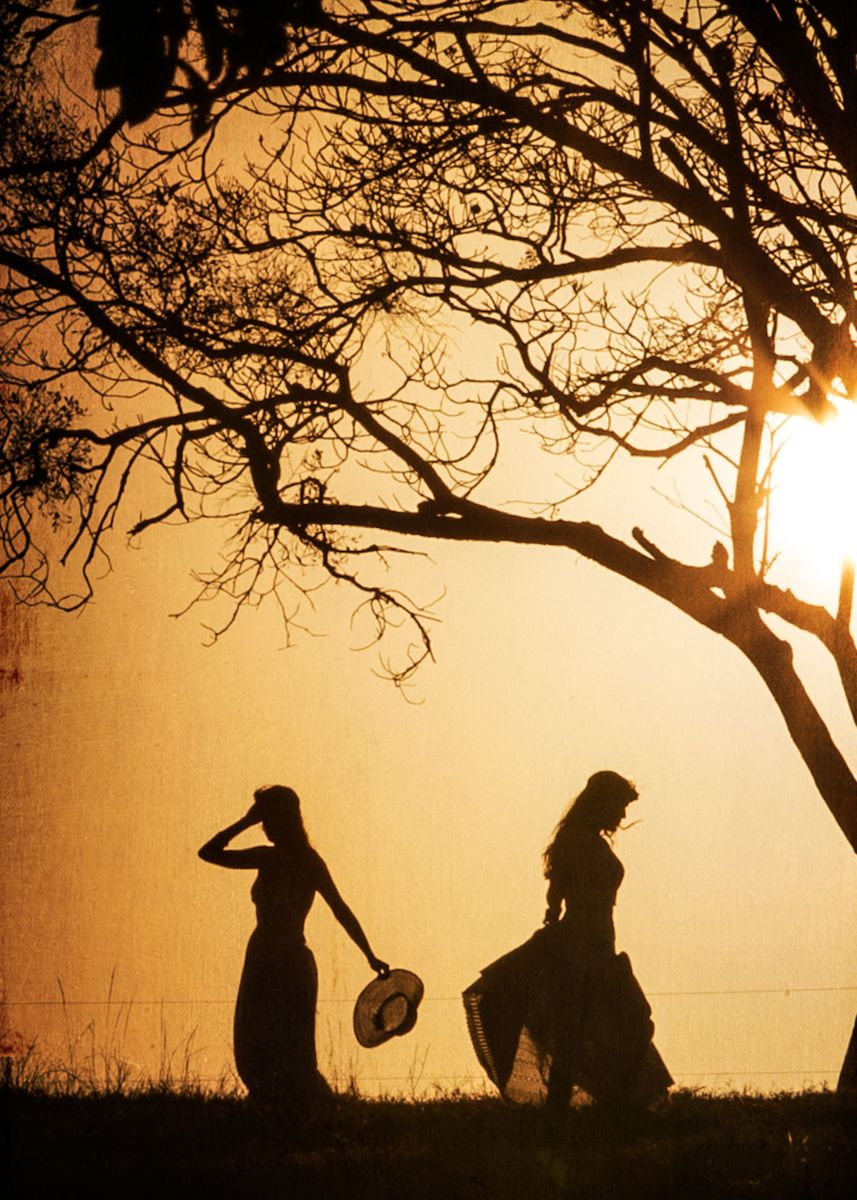 'Dance at sunset!' Poster, picture, metal print, paint by Margreet ...