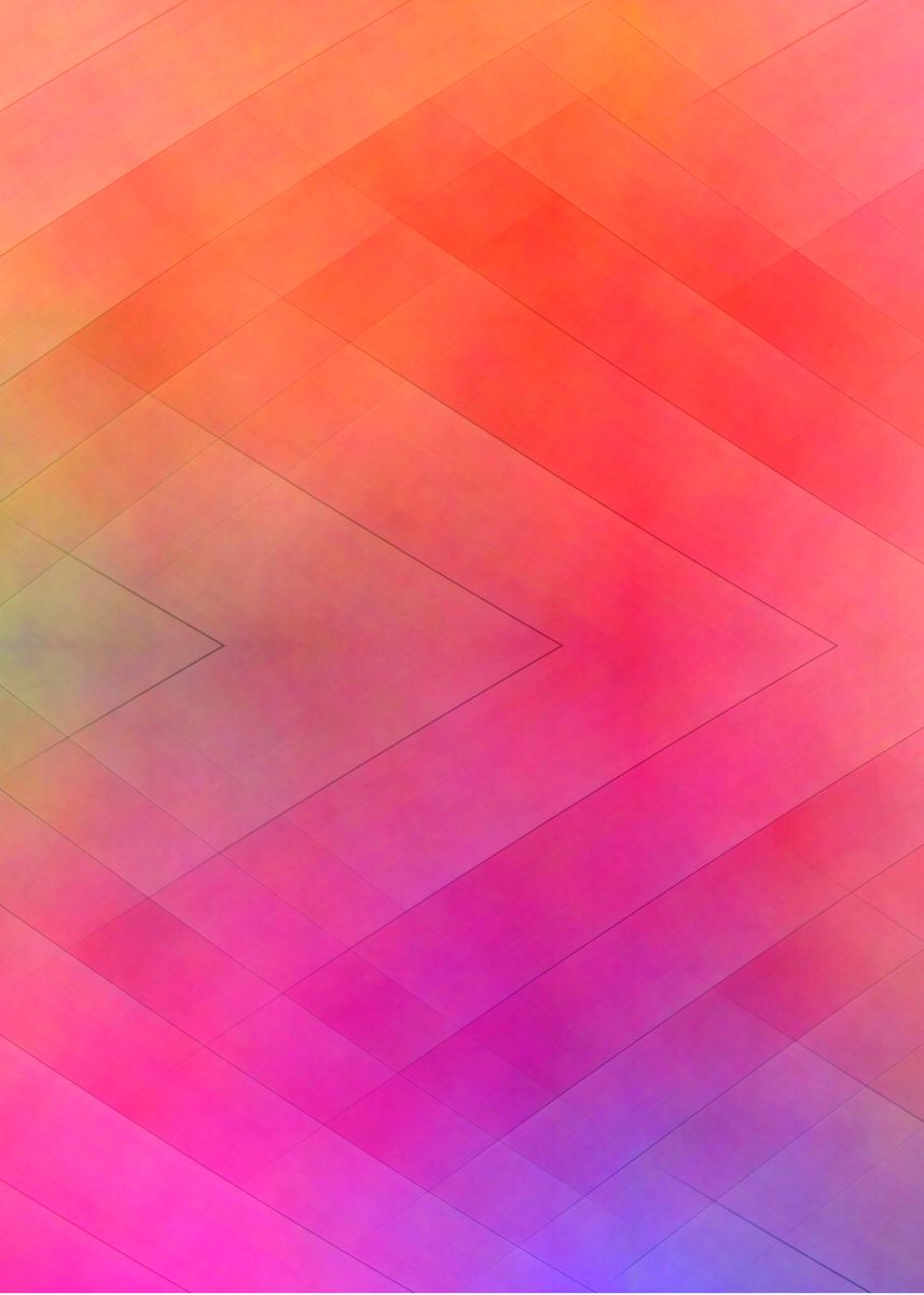 'modern geometric pattern' Poster, picture, metal print, paint by ...