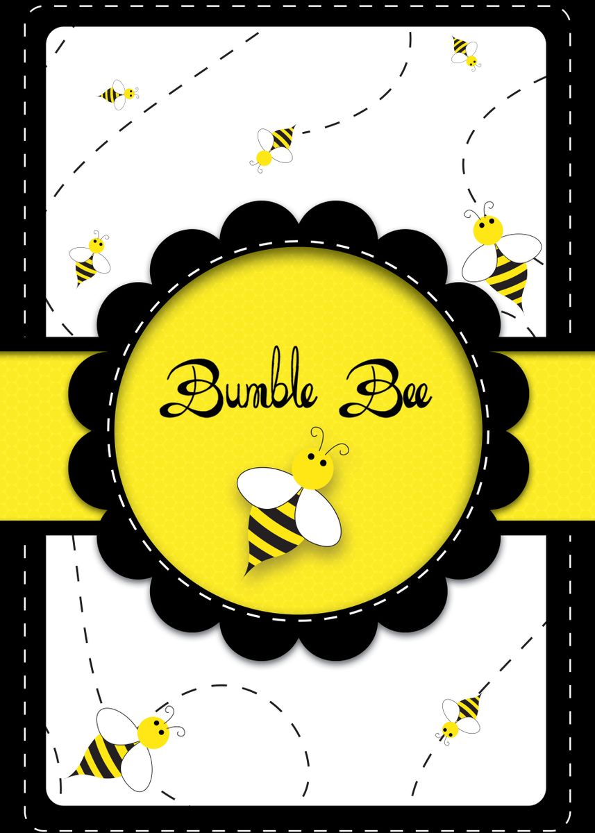 'Bumble Bee' Poster, picture, metal print, paint by Artist Royallove ...