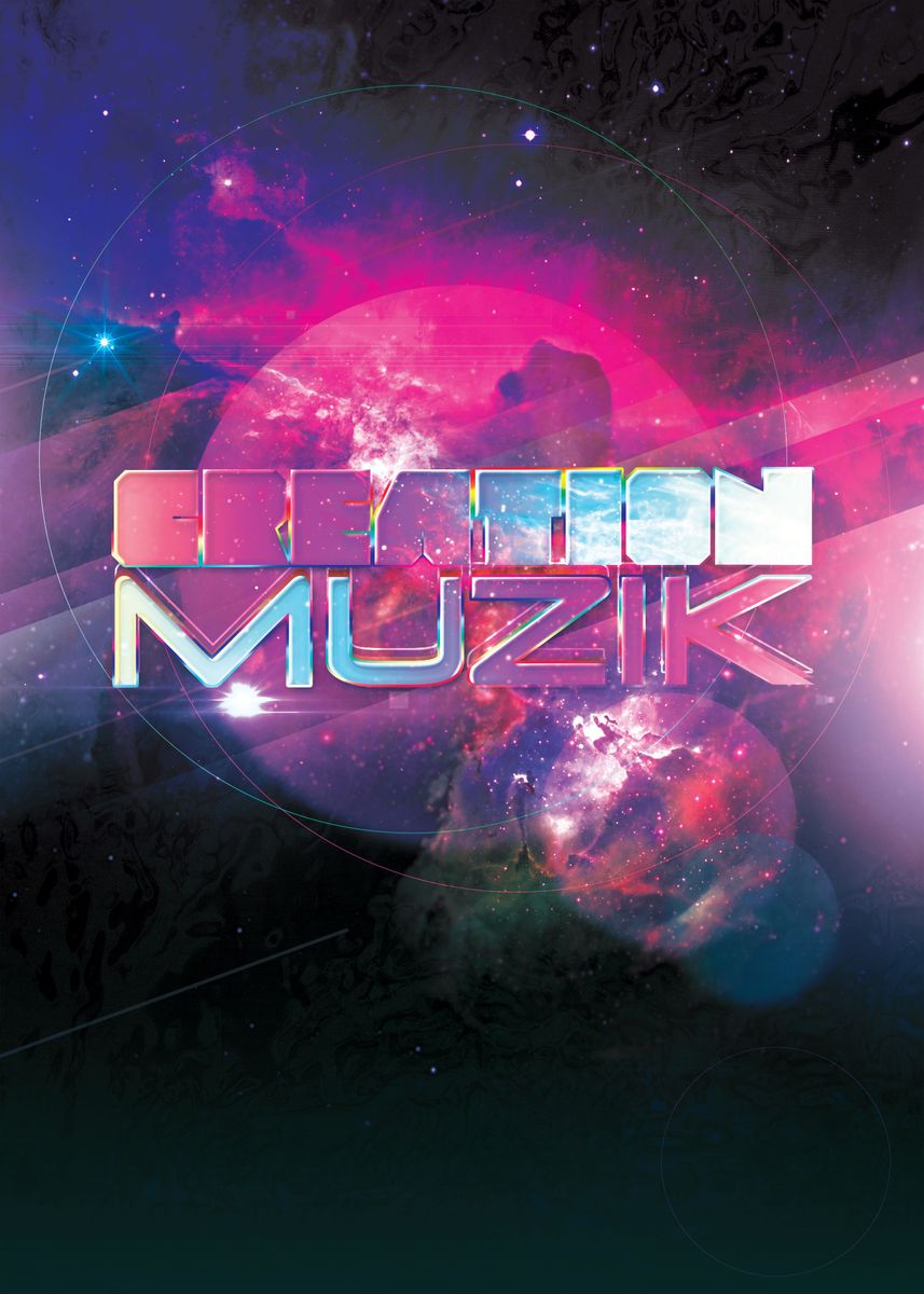 'Creation Music' Poster, picture, metal print, paint by Chris Taylor ...