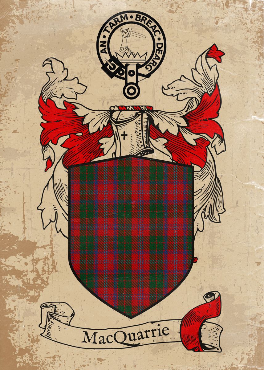 'Clan MacQuarrie' Poster, picture, metal print, paint by Daniel Clark ...