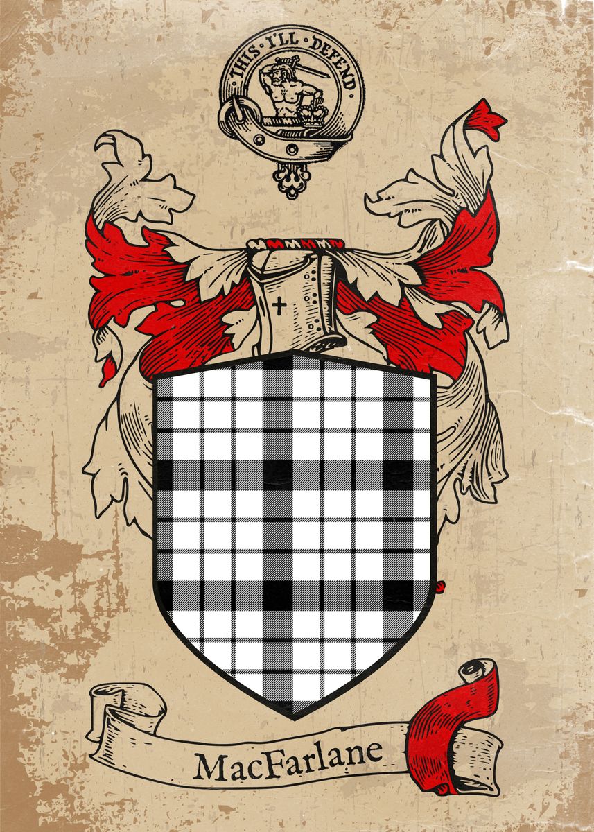 'Clan MacFarlane' Poster by Daniel Clark | Displate