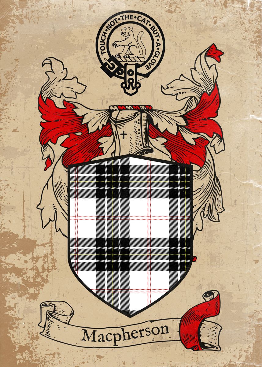 'Clan Macpherson' Poster, picture, metal print, paint by Daniel Clark ...