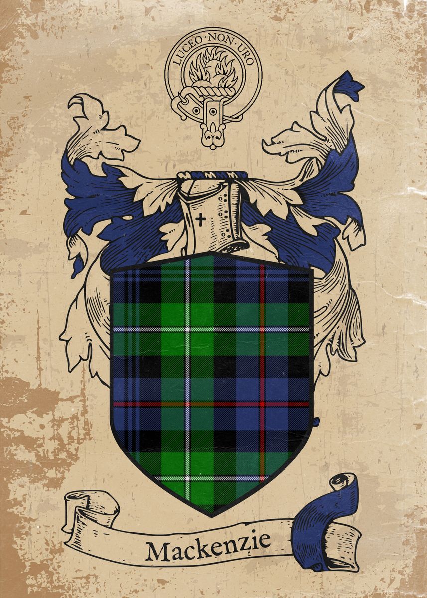 'Clan Mackenzie' Poster, picture, metal print, paint by Daniel Clark ...