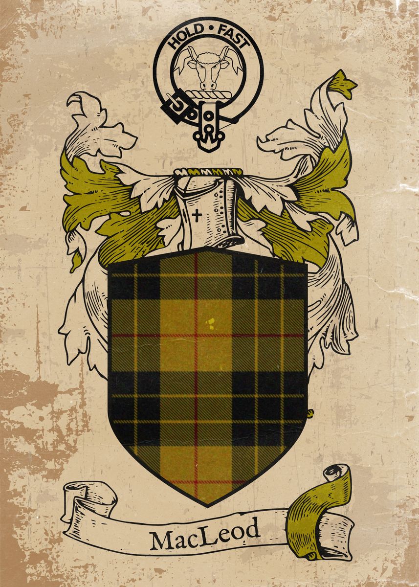 'Clan MacLeod' Poster, picture, metal print, paint by Daniel Clark ...