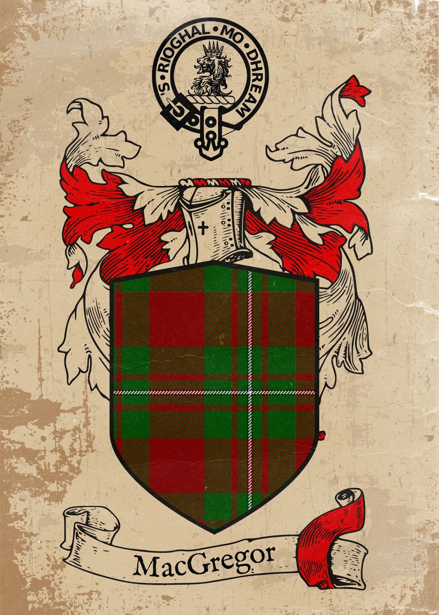 'Clan MacGregor' Poster, picture, metal print, paint by Daniel Clark ...