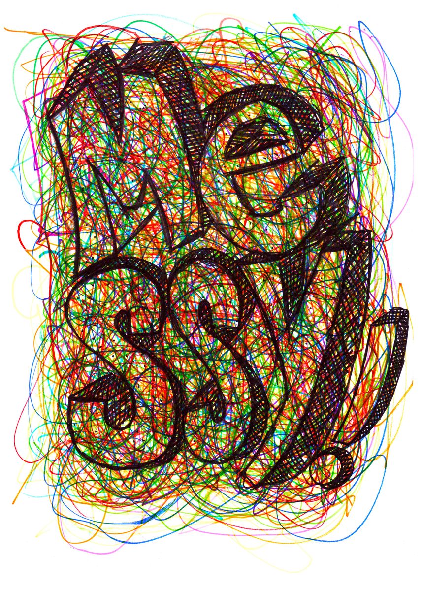 'Messy!' Poster, picture, metal print, paint by Steve Wade | Displate