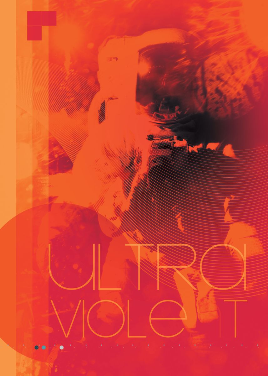 'Ultra Violet: Inspired by movie posters of the 1970s.' Poster by Chris ...