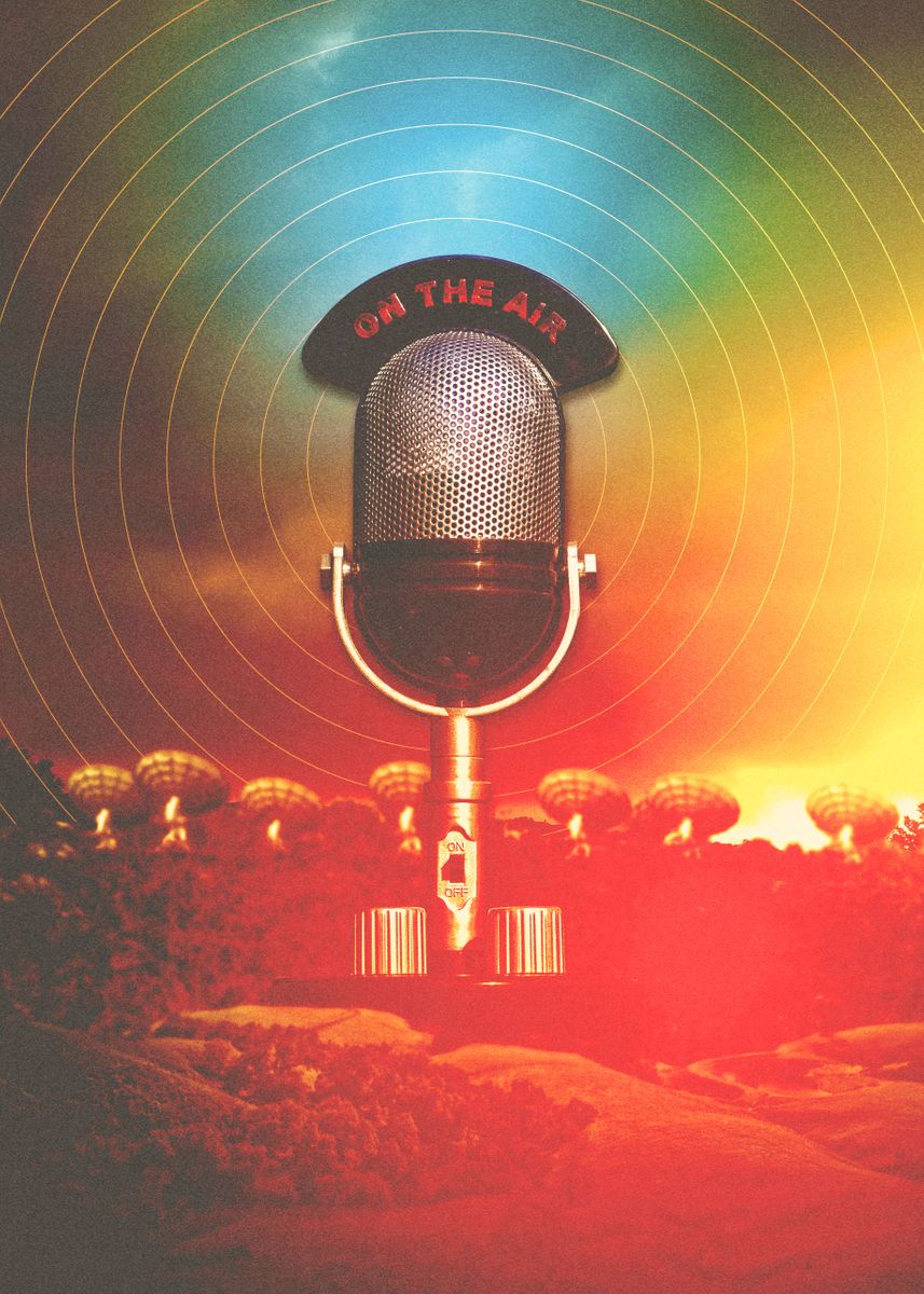 'Broadcast' Poster by Chris Taylor | Displate