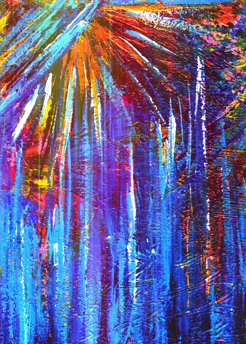 'Moonbeam Magic' Poster, picture, metal print, paint by Julia DiSano ...