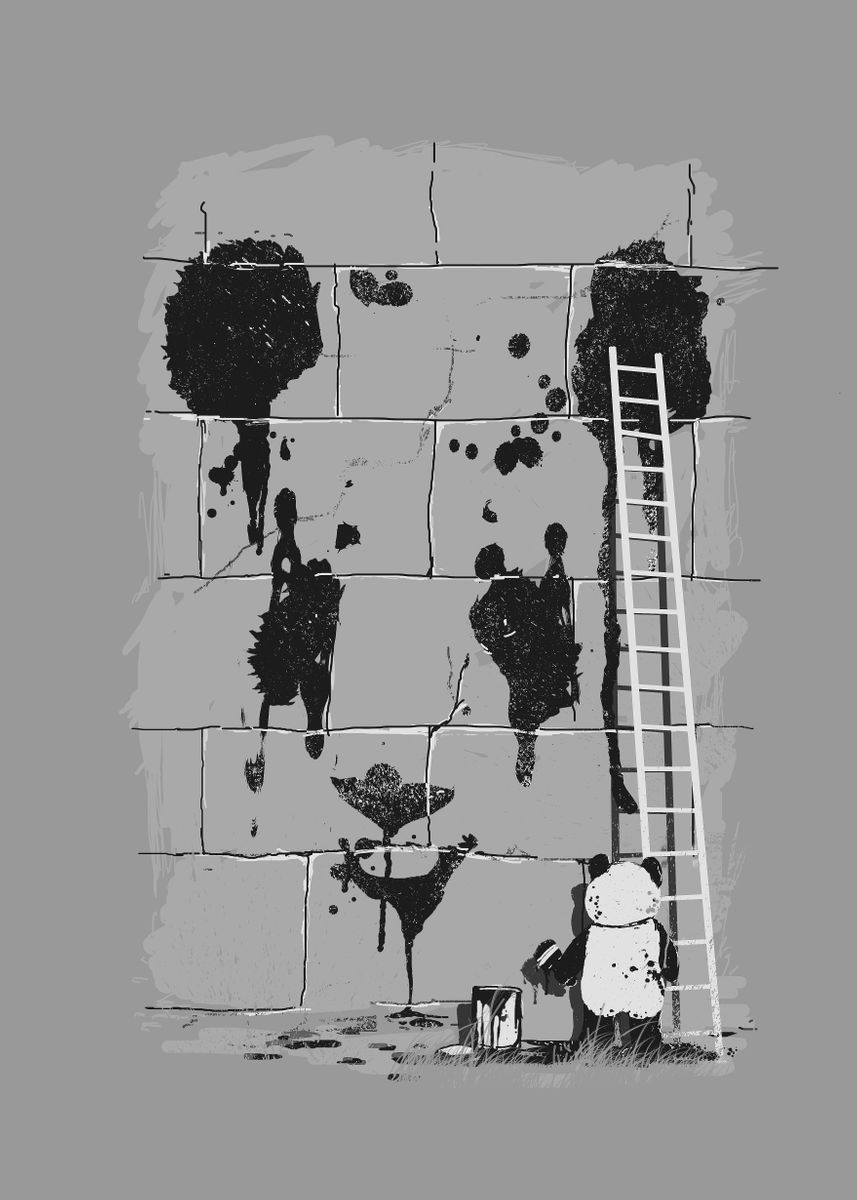 'Self Portrait' Poster, picture, metal print, paint by Nicebleed | Displate